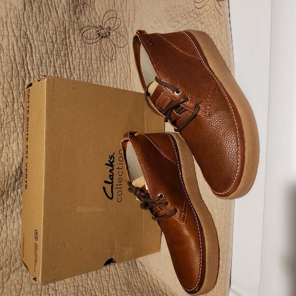 Clarks | Shoes | Nib Clarks Mens Collection Oakpark Mid Slip On Boots ...